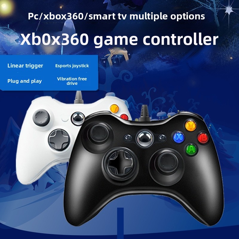 XBOX360 Controller, PC Controller, Wireless TV, USB Game, Vibration Xbox Controller, Steam Two ...