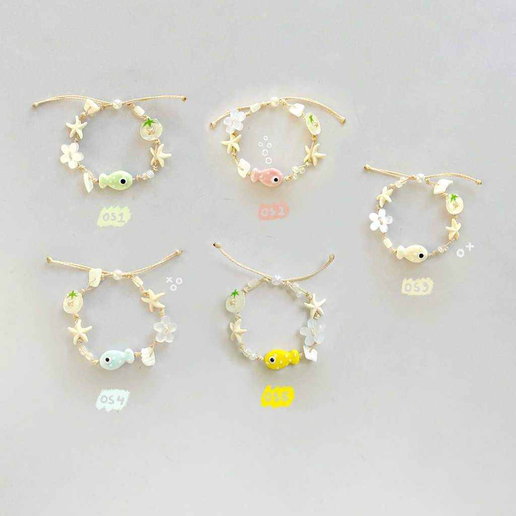 Vòng tay vỏ sò handmade Ocsophanthiet. | Shopee Việt Nam