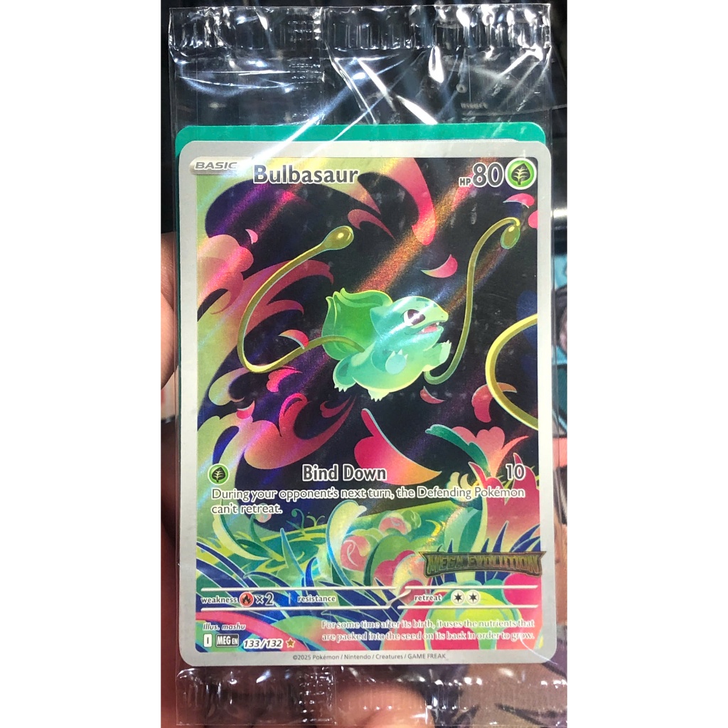 [KW2 Pokemon] [EN] Thẻ Bulbasaur - 133/132 (Mega Evolution Stamped ...
