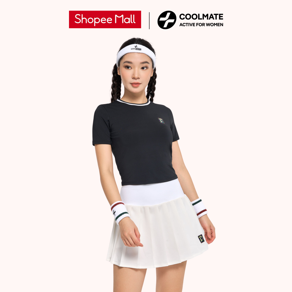 Set thể thao Pickleball nữ Áo dink shot & Chân váy xếp ly drive shot ...