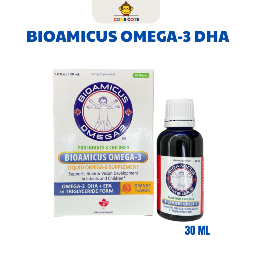 🐟 BioAmicus Omega-3 DHA – Dinh dưỡng vàng cho trí não và thị lực 🌱 ...