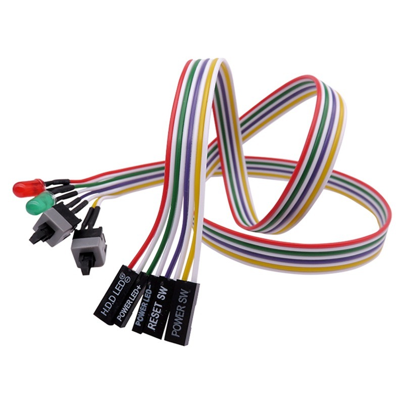 [S105] Dây Front Panel mainboard dây Power Switch, Reset Switch, HDD ...