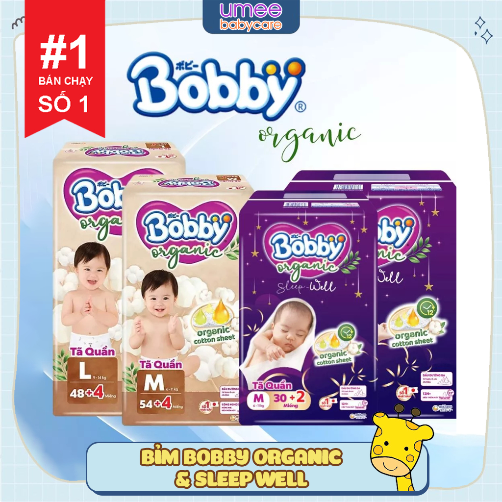 Tã Bỉm Quần BOBBY ORGANIC/ Bobby Premium Soft Chính Hãng Mỏng, Thấm Hút ...