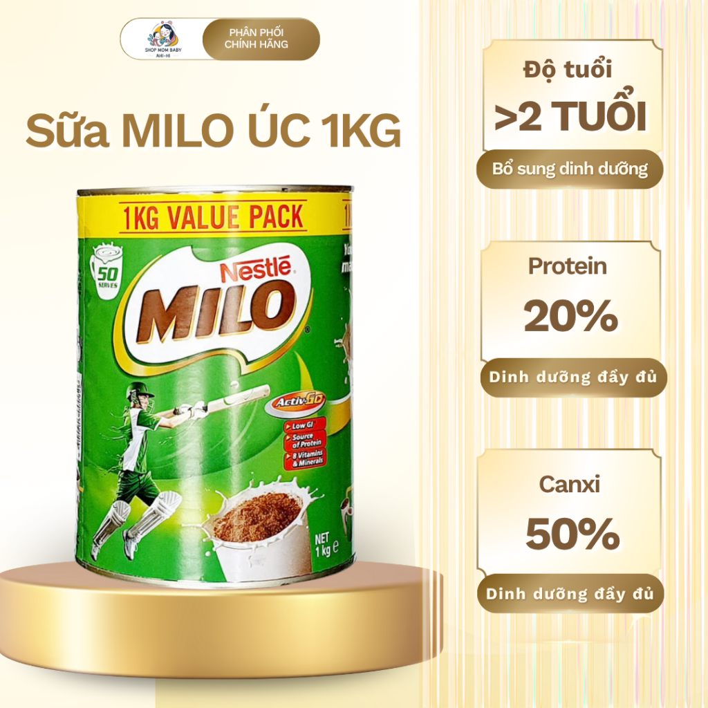 Sữa Milo Úc Nestlé cho trẻ phát triển thể chất và tinh thần vươn cao ...