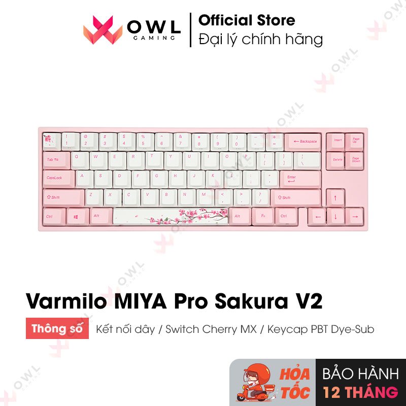Bàn phím Varmilo MIYA Pro Sakura V2 (hàng chính hãng) | Shopee Việt Nam