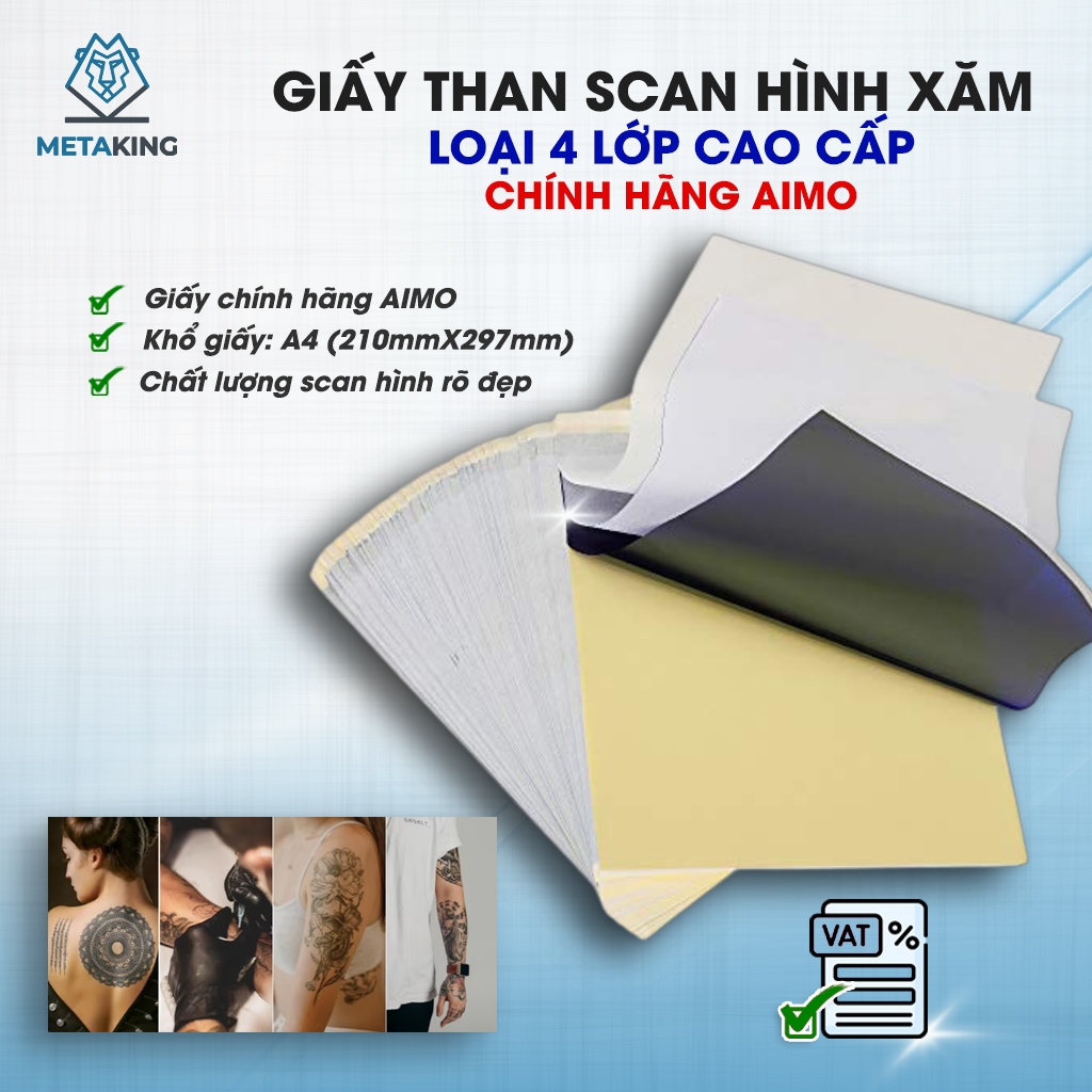 Giấy Than Scan Hình Xăm (tattoo) - LOẠI VIP SCAN ẢNH TẢ THỰC - Dùng Cho ...