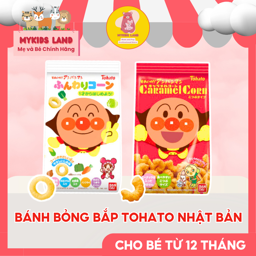 [DATE T5.2026] Snack Bánh Bỏng Bắp TOHATO Nhật Bản Cho Bé Ăn Dặm từ 12M ...