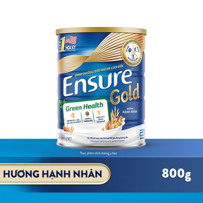 Combo 3 Lon Sữa bột Ensure Gold Green Health 800g | Shopee Việt Nam