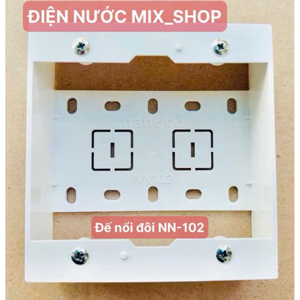 Đế âm đơn NA101-đôi NA102-đế nổi đơn ck257-đôi NN102 NANOCO | Shopee ...