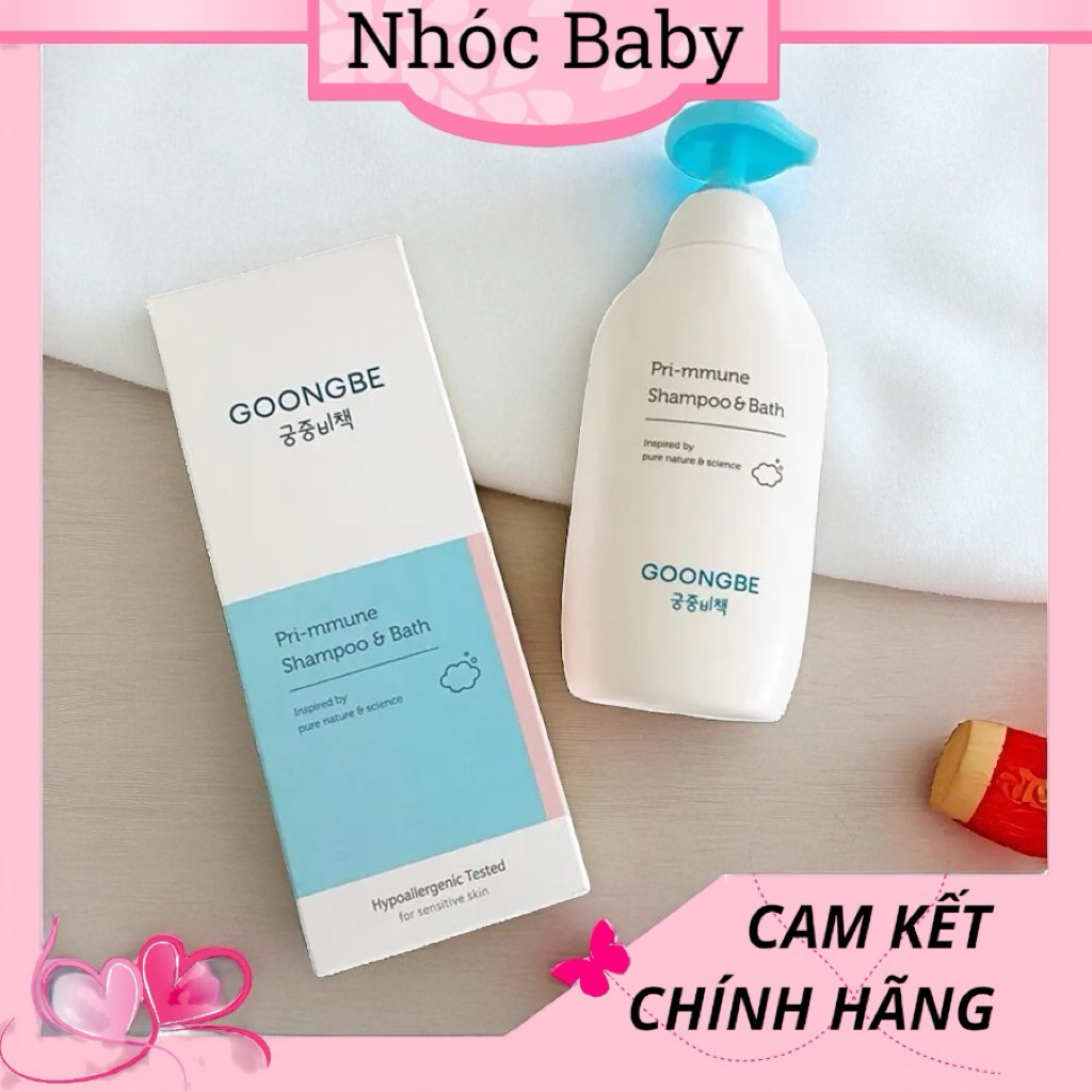 [CTY] Sữa tắm gội GOONGBE cho bé từ sơ sinh Hàn Quốc | Shopee Việt Nam