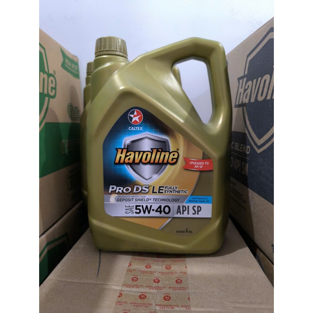 Dầu xe động cơ Caltex Havoline ProDS Fully Synthetic LE SN 5w40 ...
