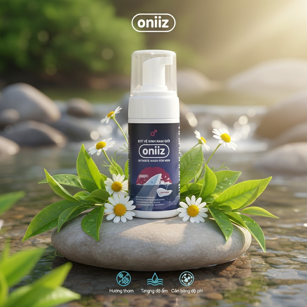 Bọt vệ sinh nam giới Oniiz - Dung dịch vệ sinh nam giới tạo bọt hương ...