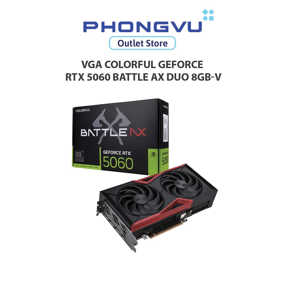 Card màn hình/ VGA Colorful GeForce RTX 5060 Battle AX DUO 8GB-V - Bảo ...