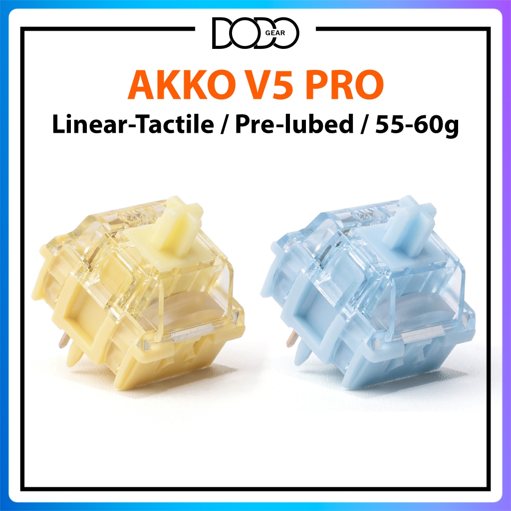 Switch Akko V5 Pro Creamy Yellow Creamy Blue 5 PIN công tắc bàn phím ...