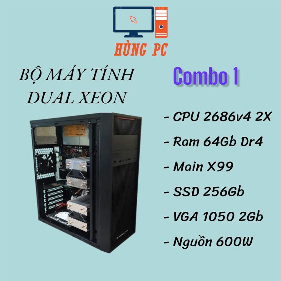 BỘ PC WORKSTATION DUAL XEON E5 2686v4 2X, MAIN X99 | Shopee Việt Nam