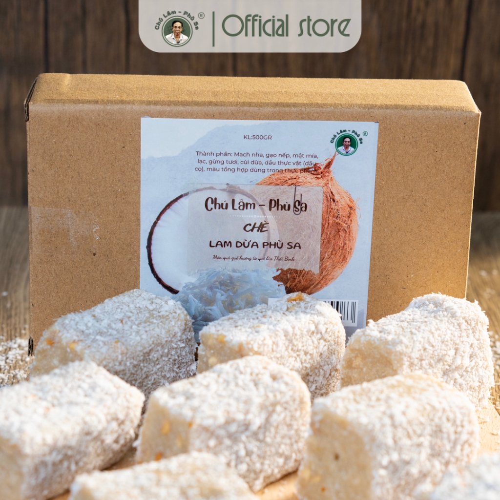 Chè lam Chú Lâm - Phù Sa vị dừa nhân đậu phộng | Shopee Việt Nam