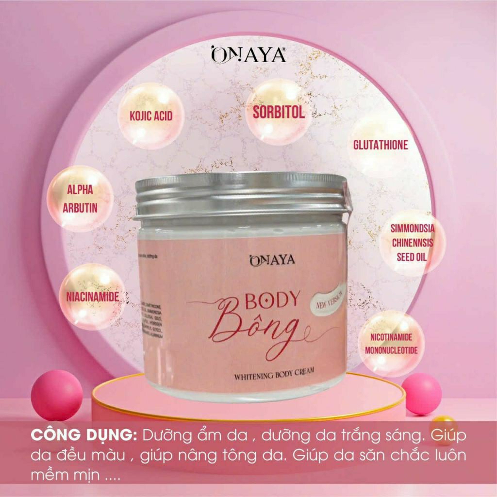 [CHÍNH HÃNG 💯%] KEM BODY BÔNG ONAYA DƯỠNG BODY | Shopee Việt Nam