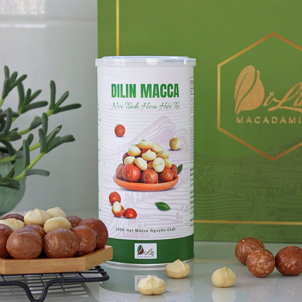 DiLin Macadamia - Hạt Macca Cao Cấp (Lon 500g) | Shopee Việt Nam