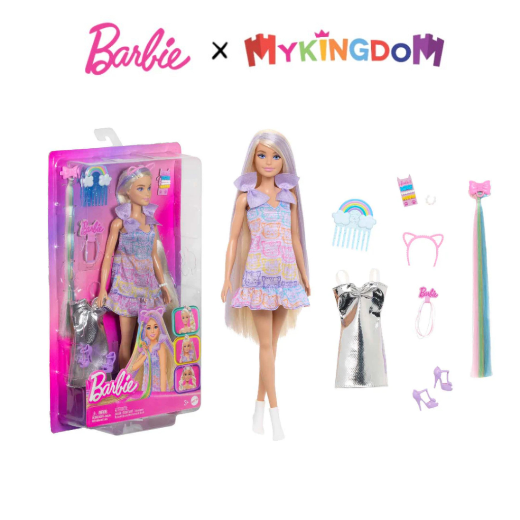 Đồ Chơi Búp Bê Barbie Và Mái Tóc Sành Điệu BARBIE JCT72 | Shopee Việt Nam