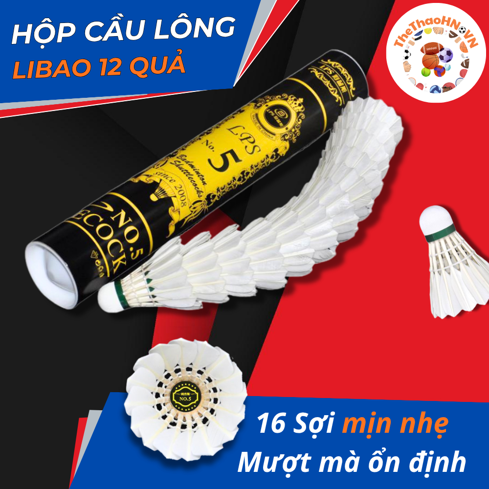 Hộp Cầu Lông LiBao 12 Quả Cao Cấp – Cầu Lông Tập Luyện & Thi Đấu Chất Lượng Cao | Shopee Việt Nam