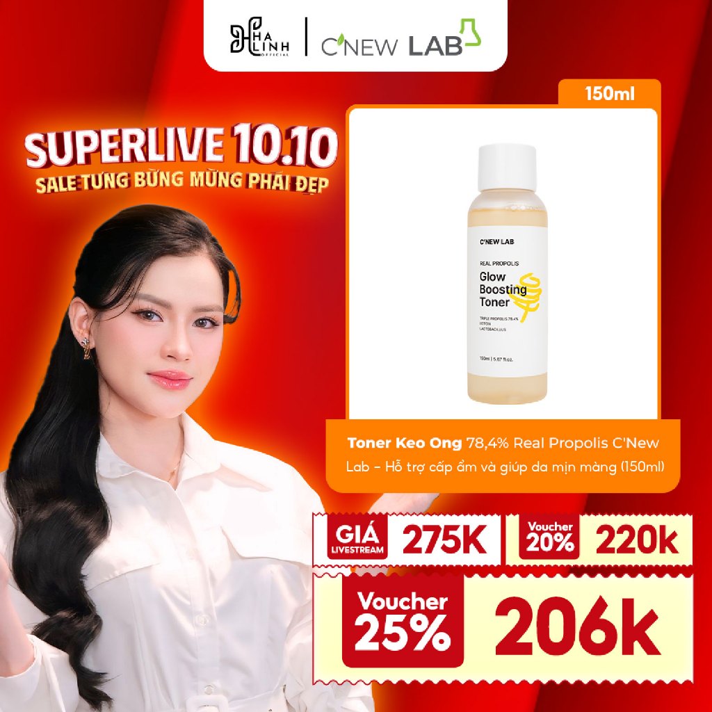 [VHL x C'NEW LAB] Toner Keo Ong 78,4% Real Propolis C'New Lab - Hỗ trợ ...