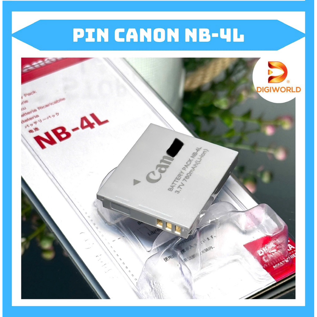 Pin Canon NB-4L dùng cho IXY 31S/IXUS 310 HS/ELPH 500HS, Canon IXUS ...