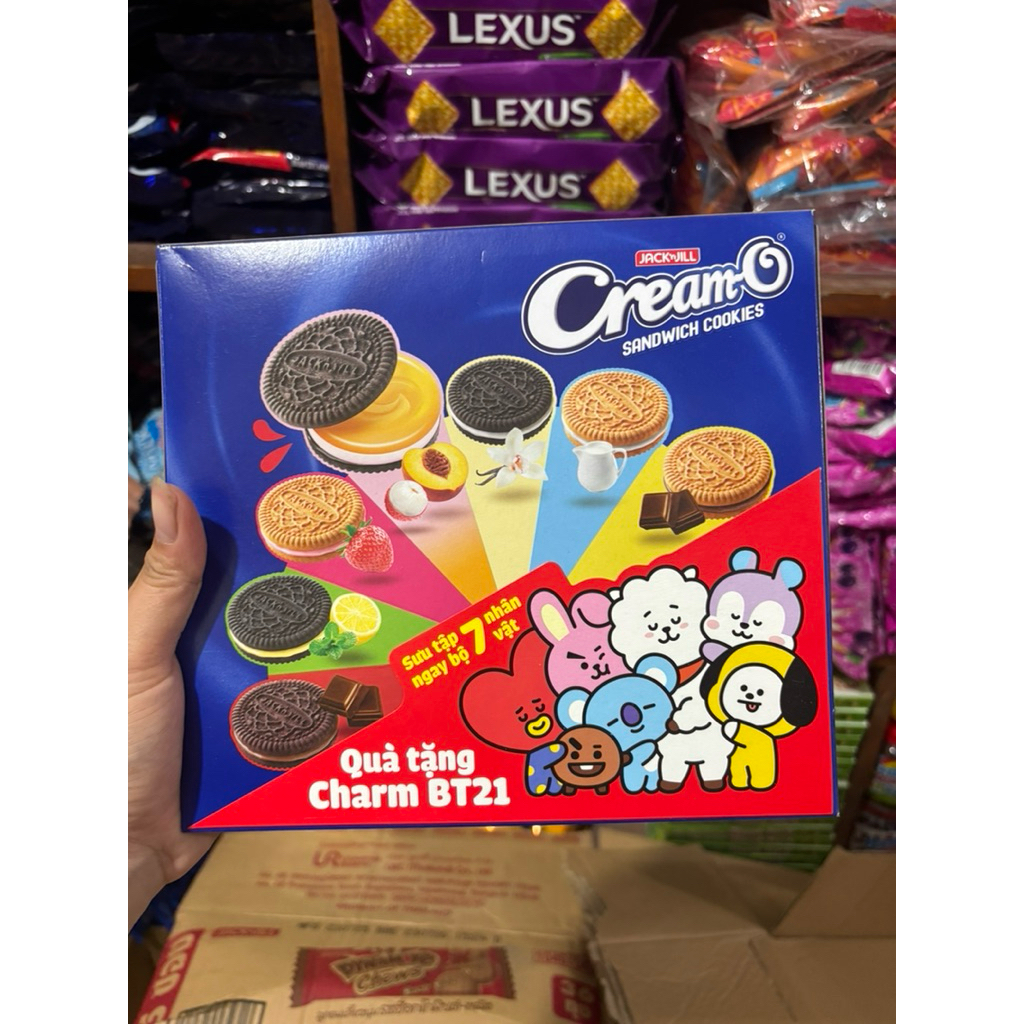 Bánh Quy Nhân Kem Crem-O Mix 3 Nhân Kem | Shopee Việt Nam