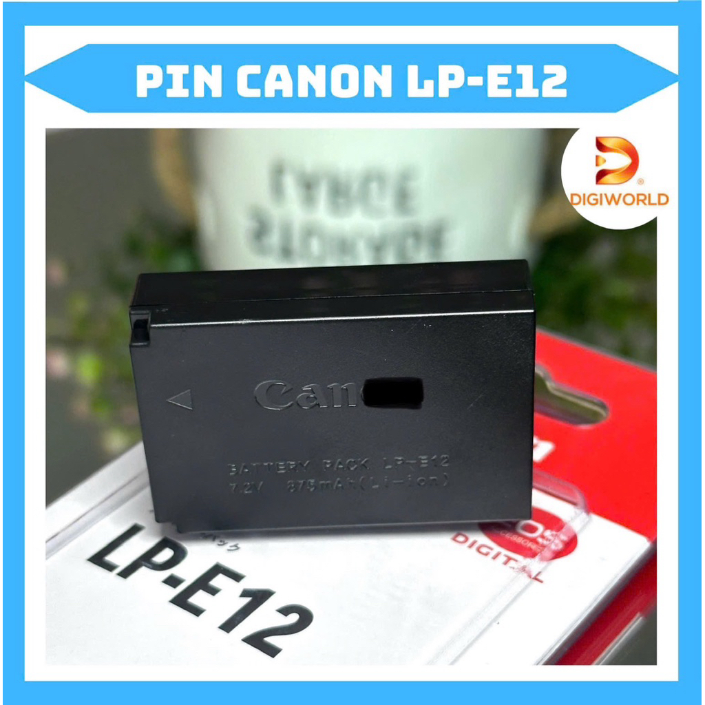 Pin Canon LP-E12 dùng cho các dòng máy ảnh EOS M / M2, EOS M10, EOS M50 ...