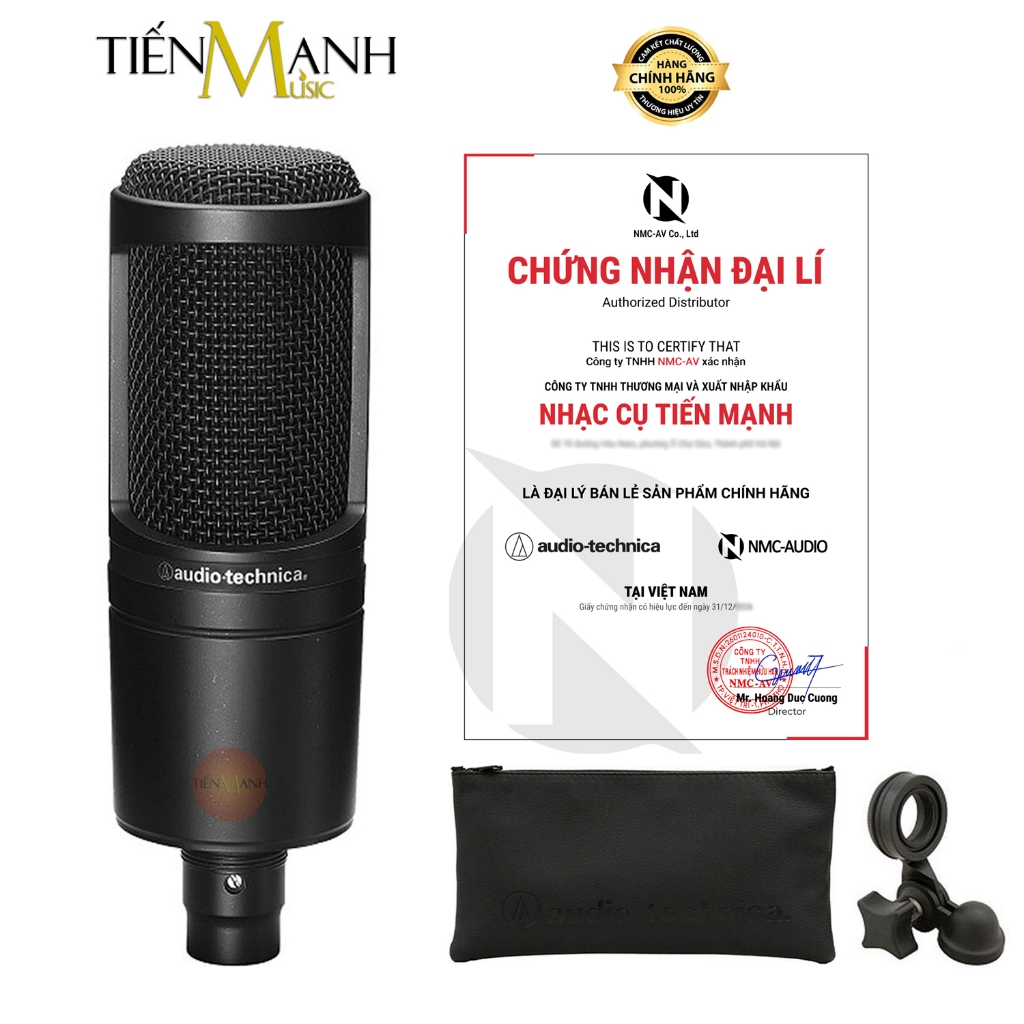 [Chính Hãng, BH 3 Năm] Micro AT2020 Audio Technica Mic Thu Âm Phòng ...