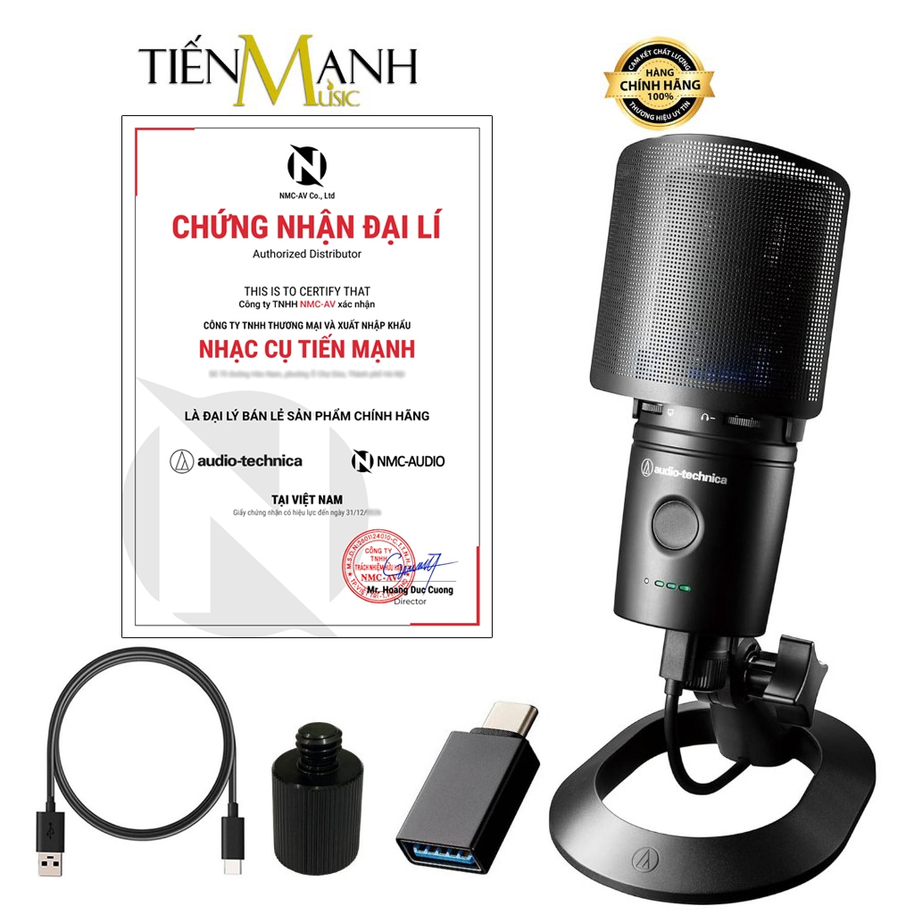 [Chính Hãng] Micro USB Condenser Audio Technica AT2020USB-XP - Mic Thu ...