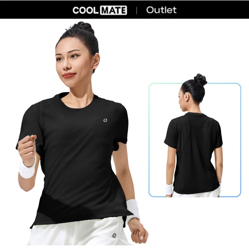 [Outlet- không đổi trả] Áo thun nữ chạy bộ Core Tee Slim Coolmate ...