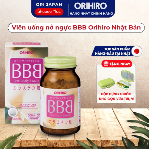 Viên Uống Nở Ngực Hộp 300 Viên ORIHIRO BBB Best Beauty Body Tăng Kích ...