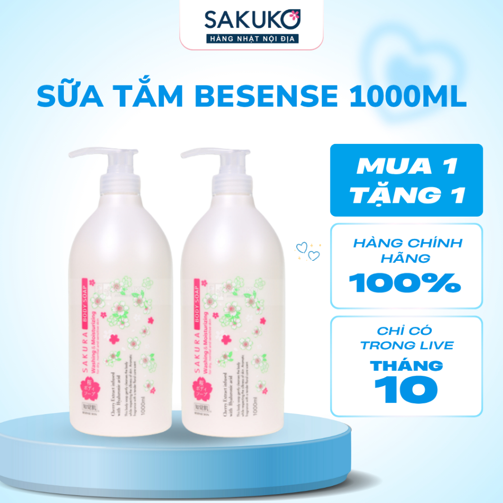 Sữa Tắm Besense Skin Kumano Yushi Dưỡng Ẩm, An Toàn Cho Da Chai 1000ml ...
