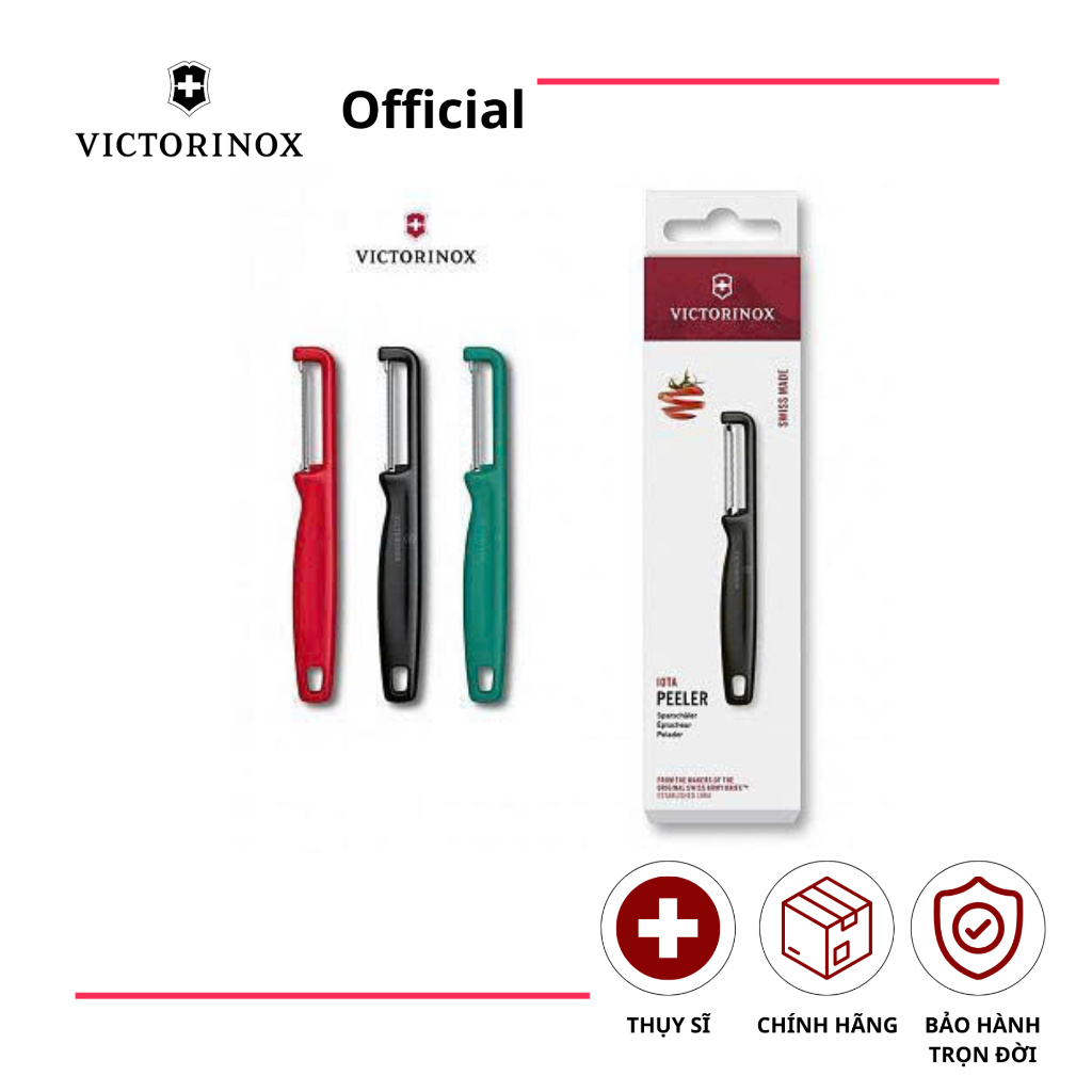 Dao bào cầm tay Victorinox Iota Serrated Peeler 6.0943 lưỡi thẳng ...