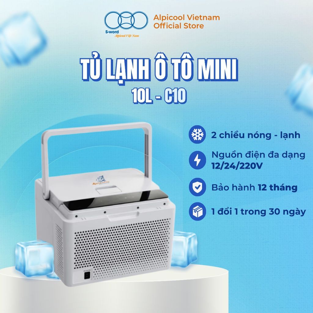 Tủ Lạnh Mini Ô Tô Apicool C10 Chính Hãng Việt Nam Đựng Đồ Ăn Làm Mát ...