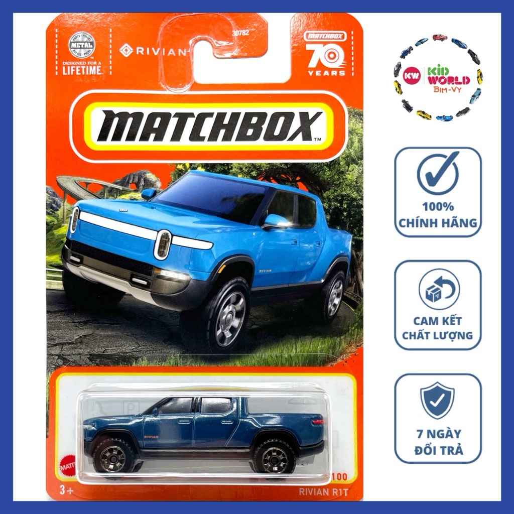 Xe mô hình Matchbox Bán tải Rivian R1T HFN89. | Shopee Việt Nam