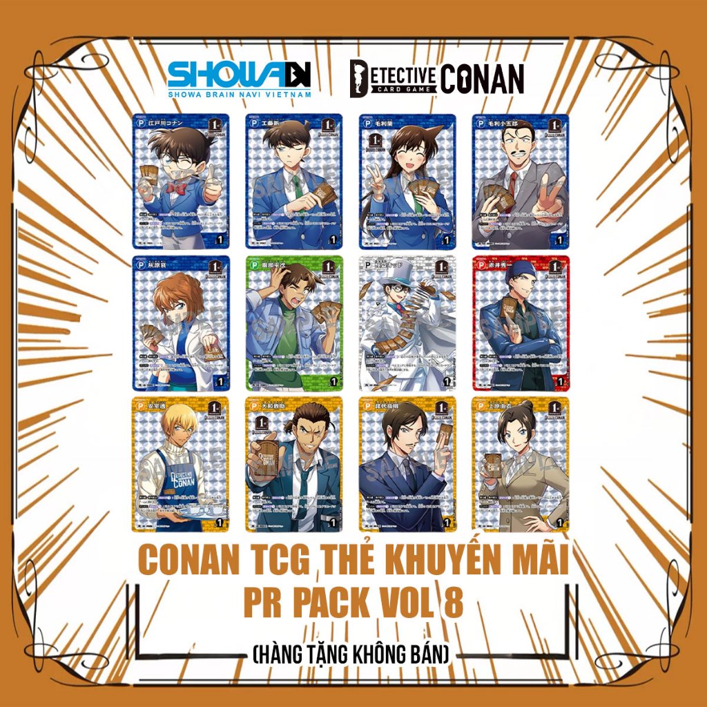 Hàng tặng không bán - Conan TCG thẻ khuyến mãi PR pack CT-P05 | Shopee ...