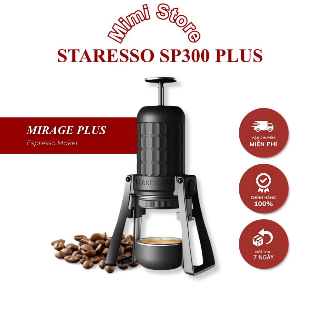Máy Pha Cà Phê STARESSO Mirage Plus SP300 SP200 chính hãng pha cafe cầm ...
