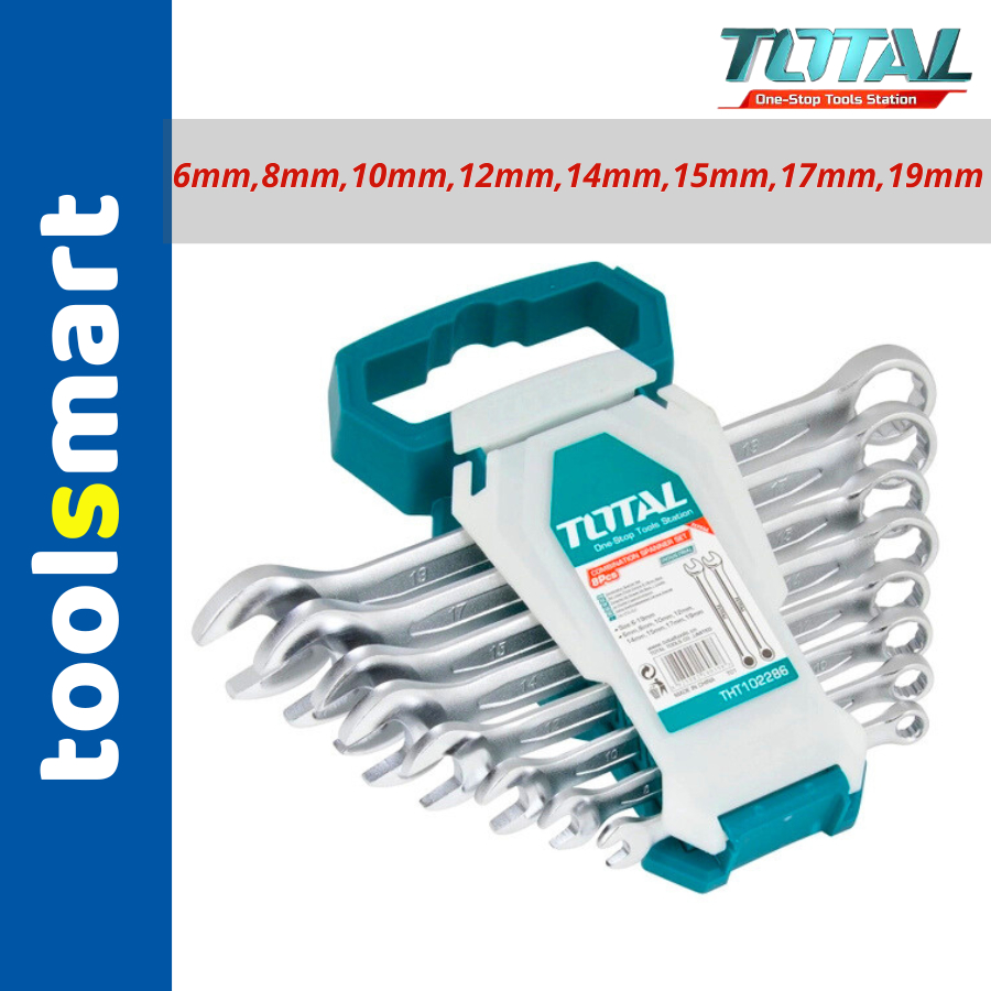 Bộ 8 cờ lê vòng miệng 6-19mm TOTAL THT102286 (Đồ nghề Chính Hãng ...
