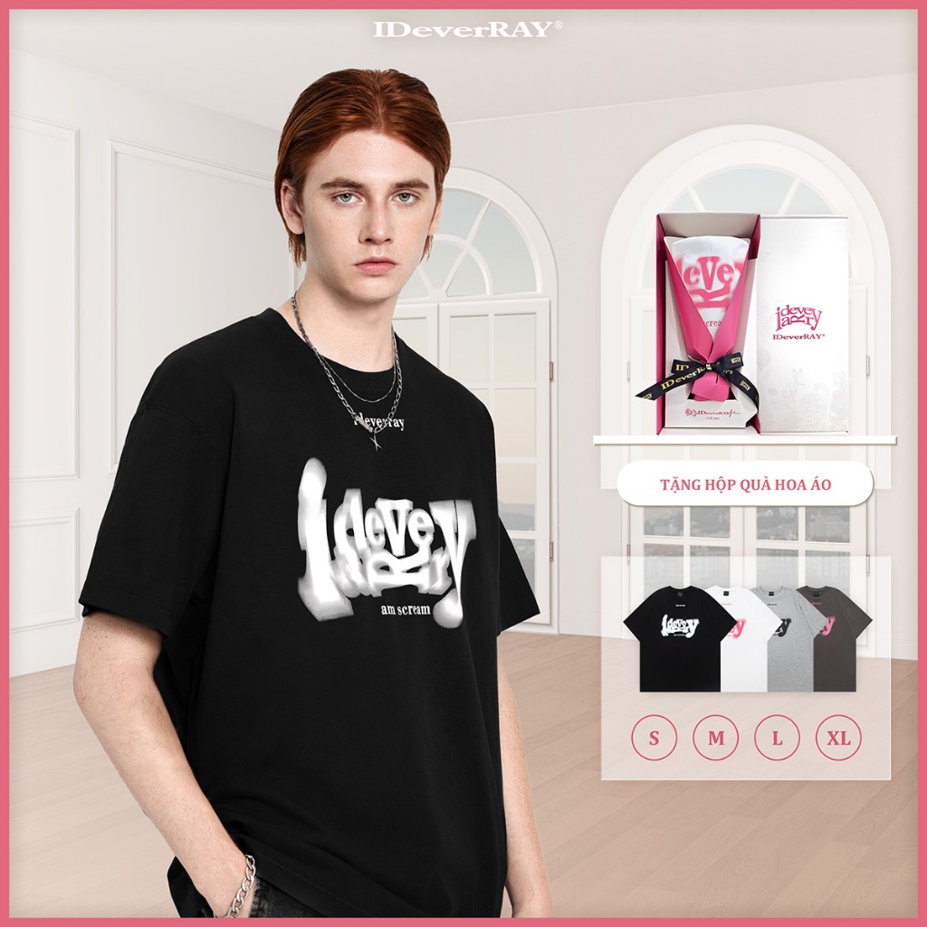 (20.10 HỘP ĐIỆU ĐÀ) Áo thun unisex chính hãng IDeverRAY Signature ...