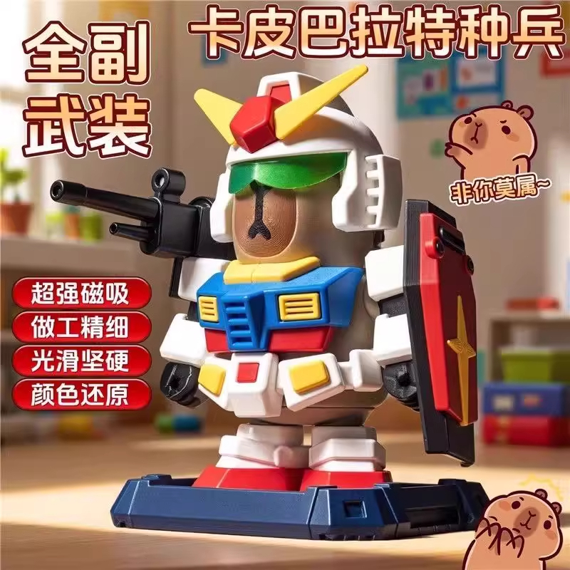 🎁Mô Hình Capybara Gundam 3D – Đồ Chơi Robot Cơ Giáp Mini Sáng Tạo Cho ...