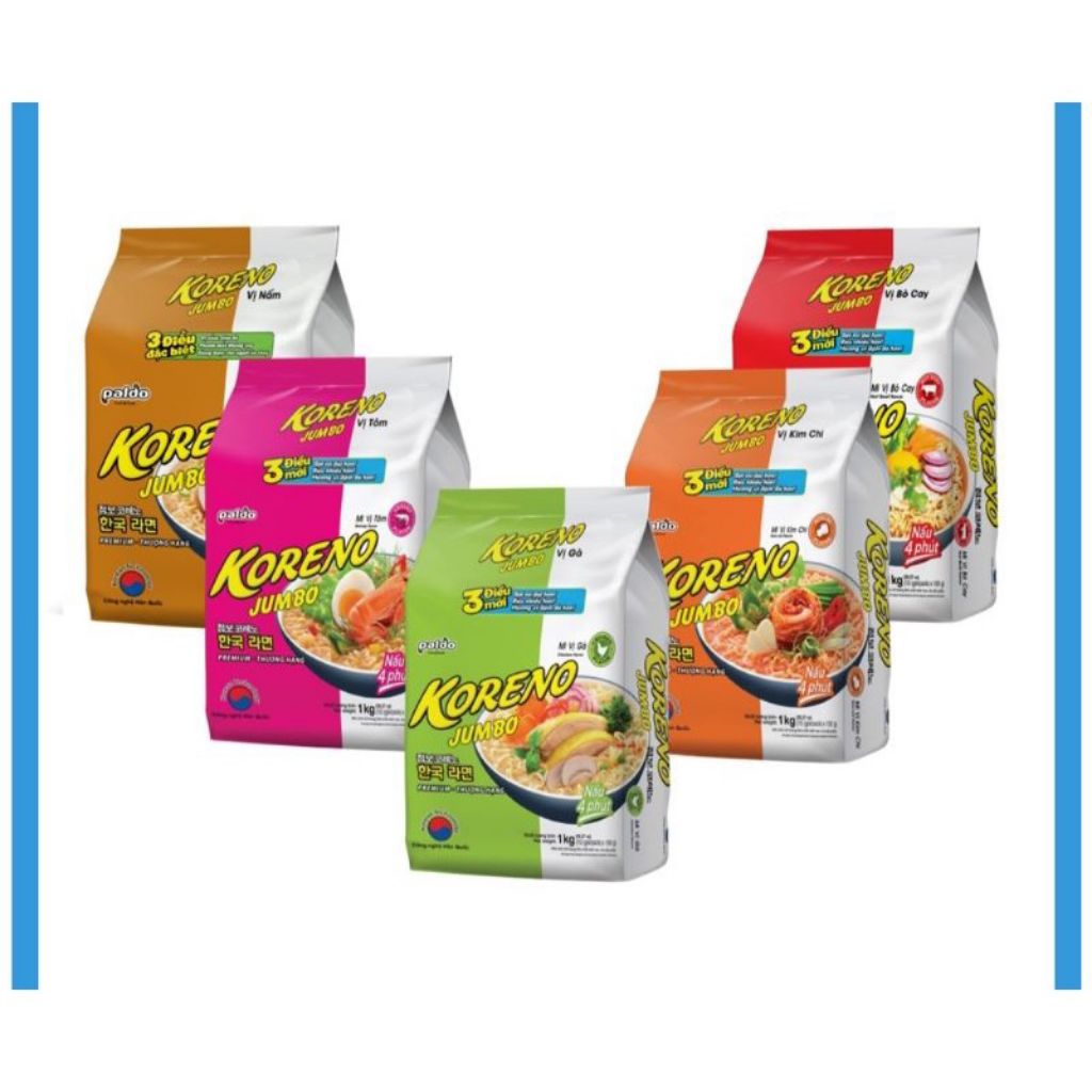 Mì Koreno Jumbo các vị 1kg | Shopee Việt Nam