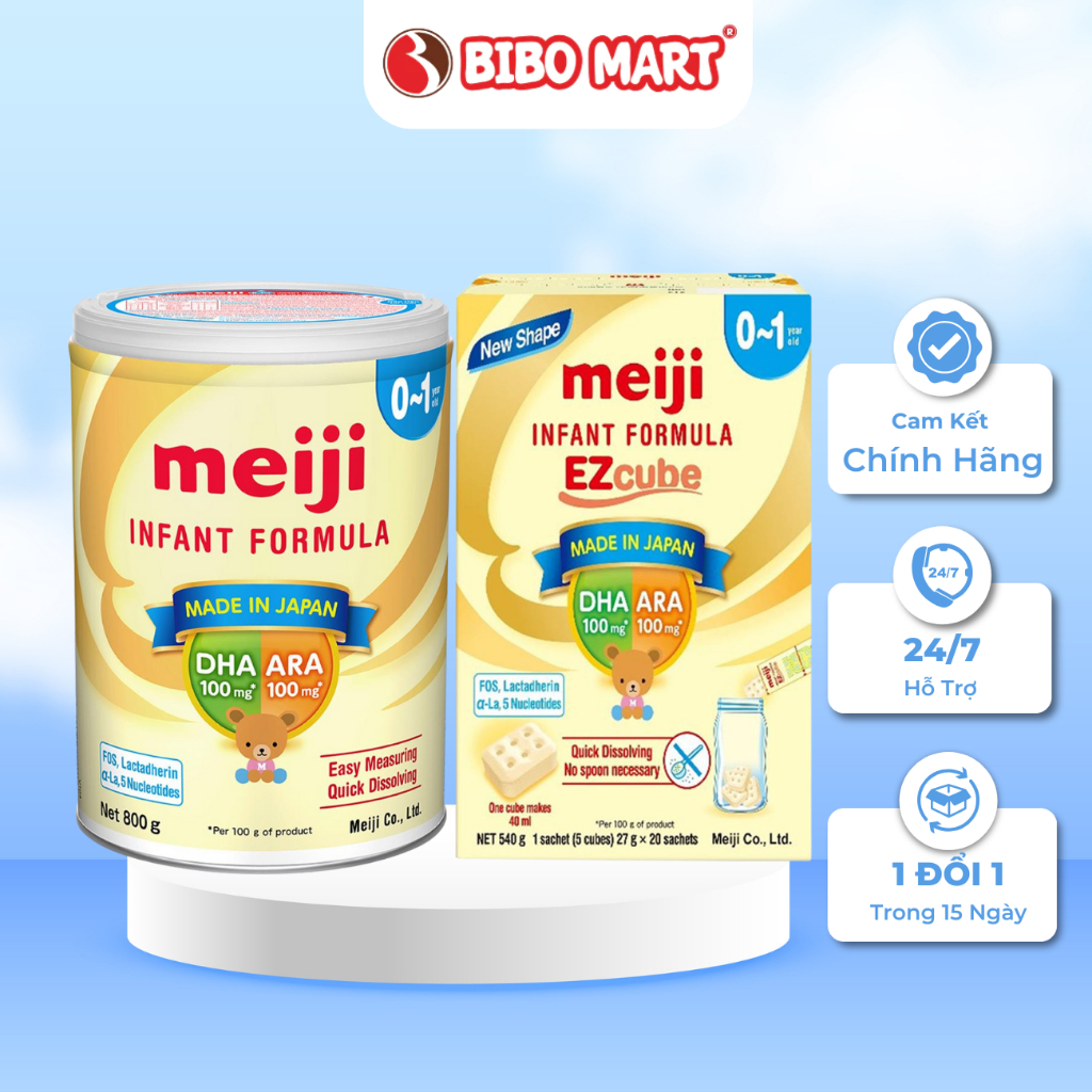 Sữa Meiji Infant Formula Nhập Khẩu Chính Hãng Hỗ Trợ Tiêu Hóa Cho Trẻ 0 ...