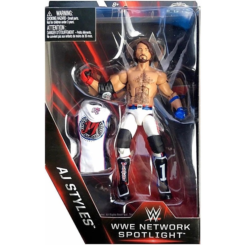 (New – Nguyên Seal) Mô Hình WWE AJ Styles - Elite Network Spotlight ...