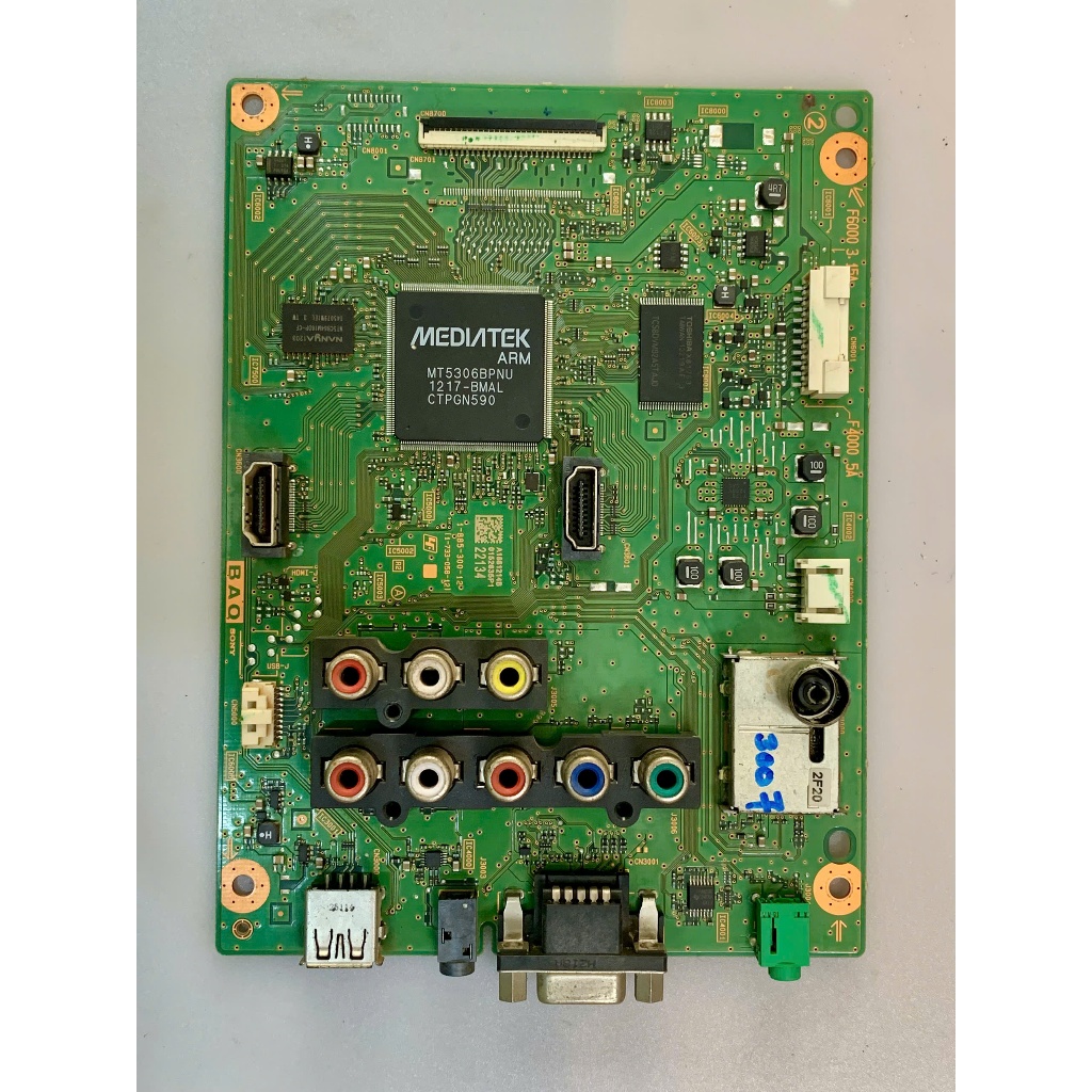 Bo main boar mạch linh kiện tivi tv Sony KLV-32BX35A nguồn, xử lý chung ...