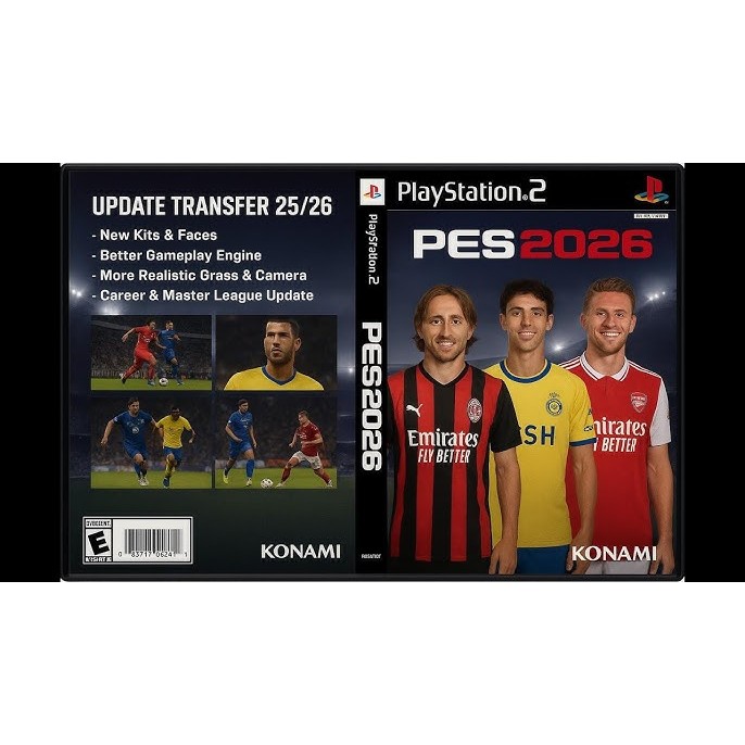 ĐĨA DVD GAME PES 26 CẬP NHẬT MỚI NHẤT BẢN TIẾNG ANH CHO HỆ MÁY SONY PS2 ...