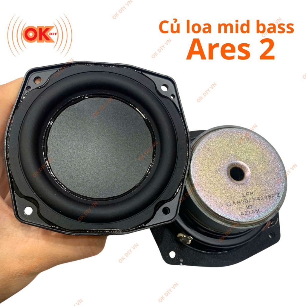 Củ loa Mid Bass Ares 2 – 3 inch 4 Ohm – 35W | Âm trung trầm siêu hay ...