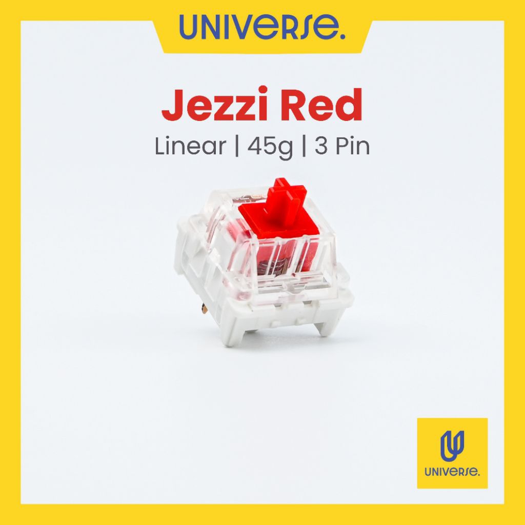 10 Switch JERRZI Red Switch 3 Pin Switch Linear Prelube 45g Công Tắc ...