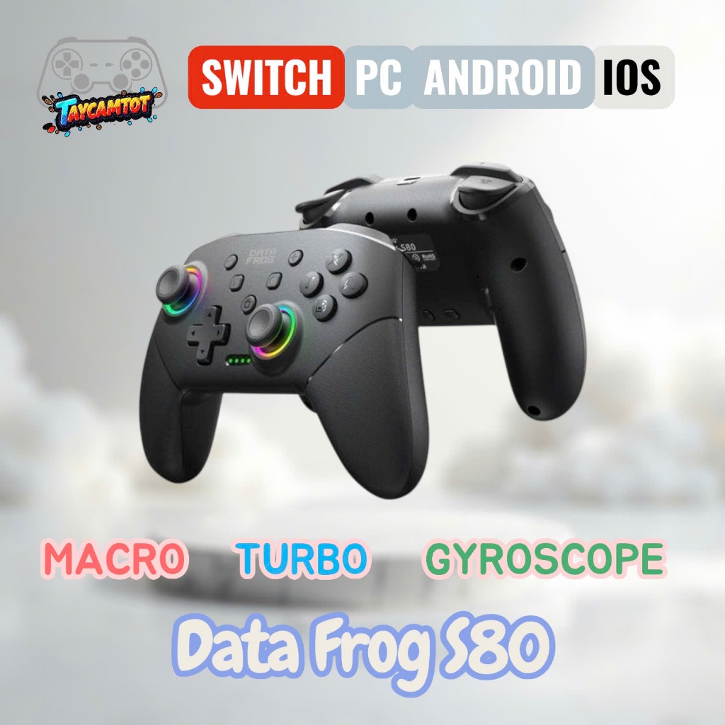 Data Frog S80 - Tay cầm chơi game dành cho máy Nintendo Switch - Máy tính - Điện thoại | Shopee ...