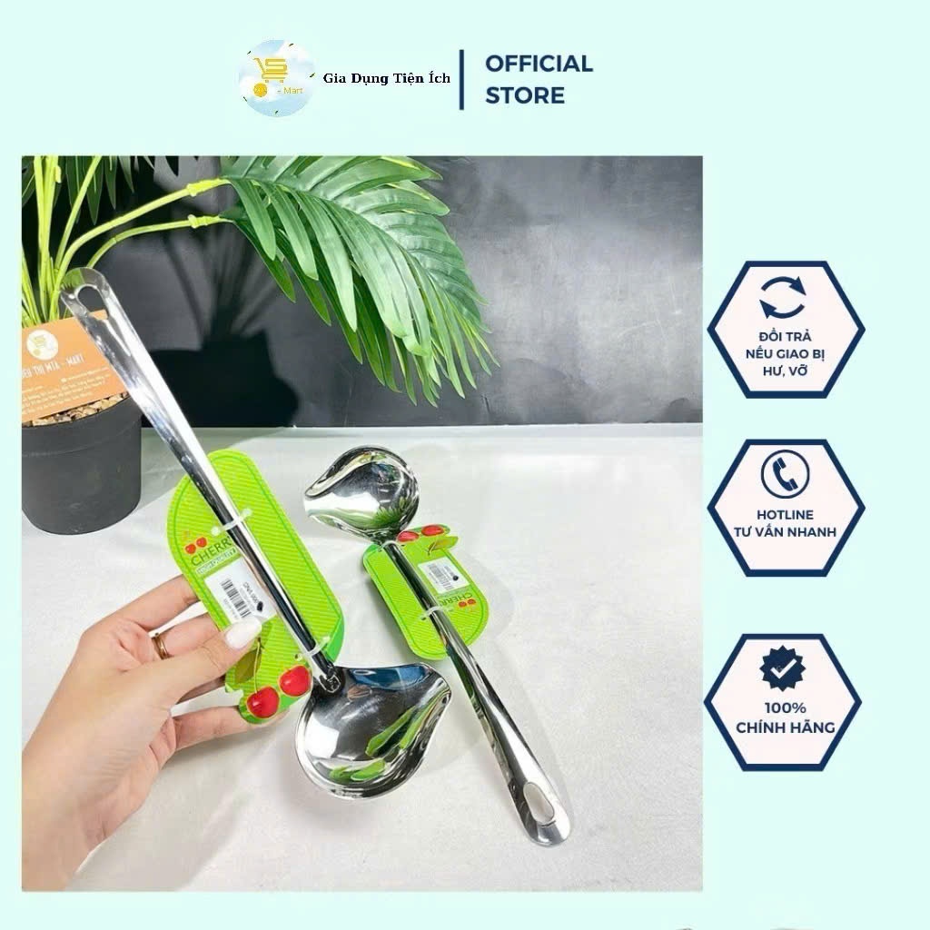 Vá Mỏ Vịt ĐB, Vá Múc Canh Inox Sus 304 Sáng Bóng, Cao Cấp Mta-Mart ...